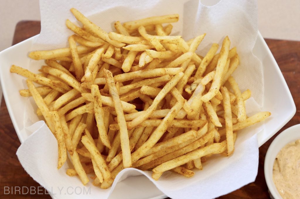 Curry Fries with Sriracha Garlic Aioli – birdbelly